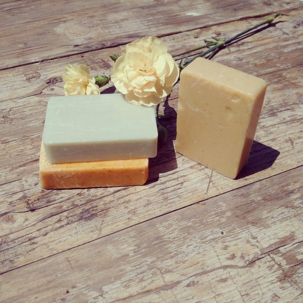 Savons bio menthe verte, citron ou lemongrass - Natura Baies